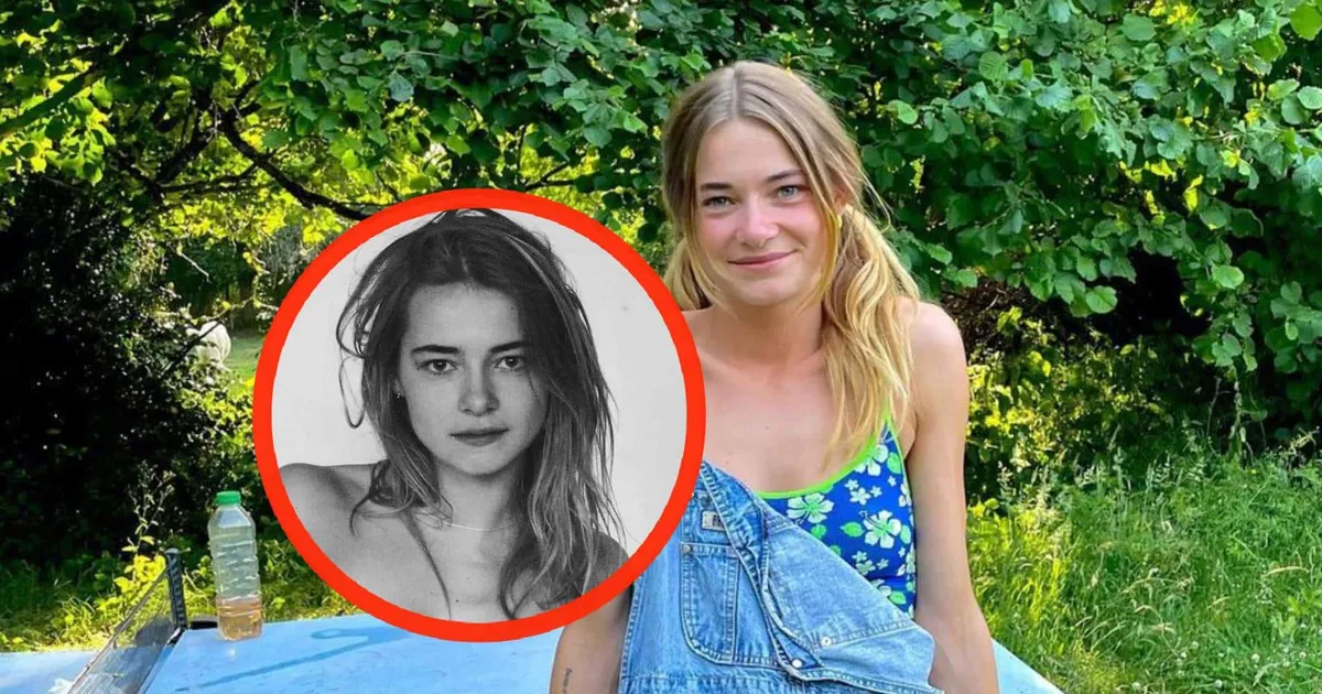 Foto: Emma Wortelboer geniet in doorschijnend topje van festival