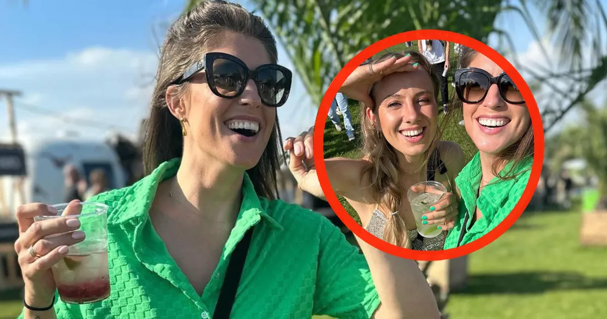 Foto: Marieke Elsinga geniet van laatste zon in spannend pakje