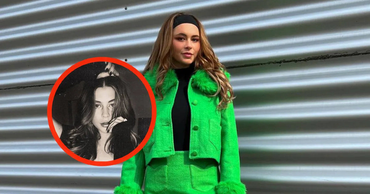 Foto: Model Pip Wijn laat zich zien in doorschijnend topje