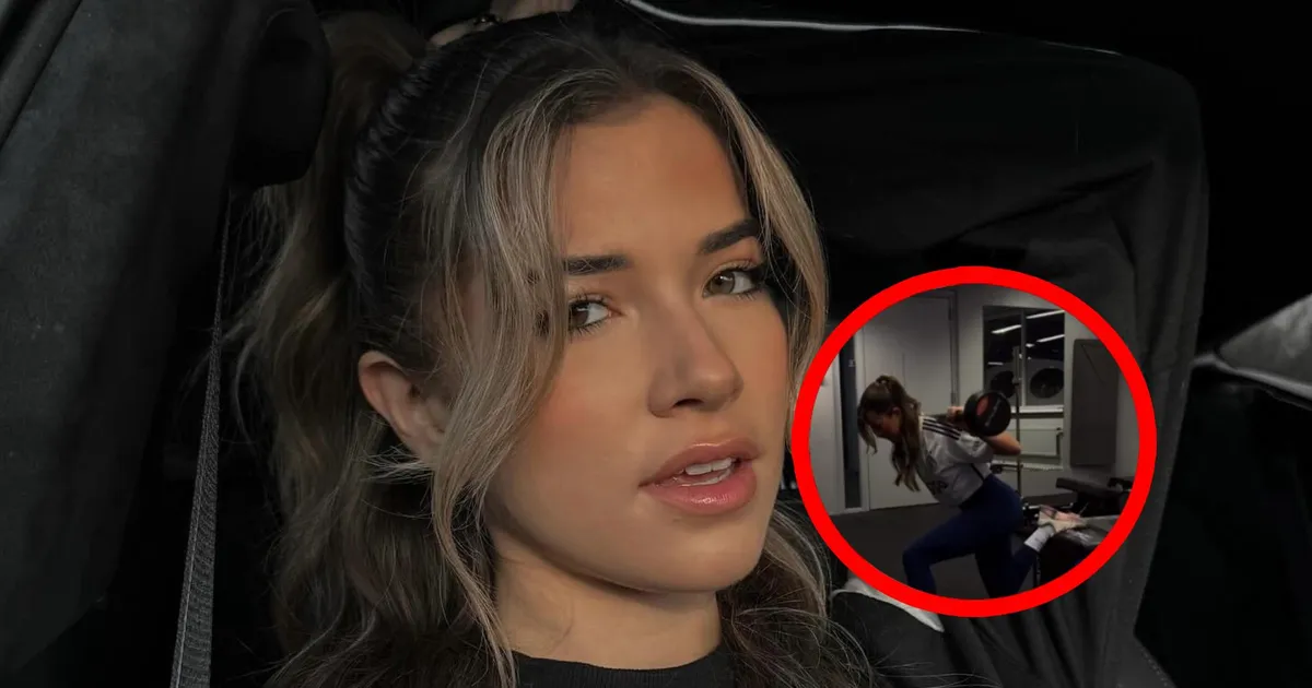 Video: Jade Anna verwoest haar eigen achterste in sportschool