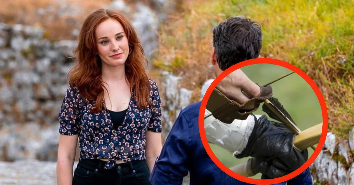 Foto: Laetitia Gerards trekt zich suf tijdens Wie Is De Mol