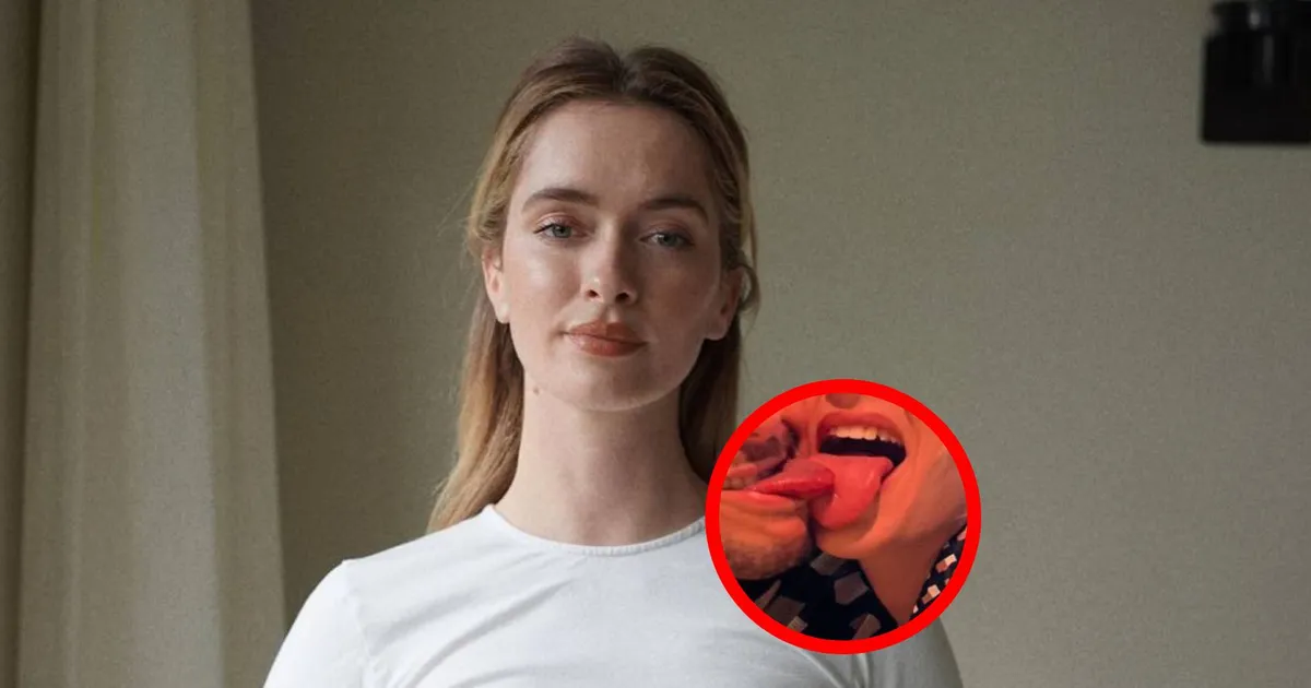 Foto: Rianne Meijer gefotografeerd tijdens heftig partijtje tongen