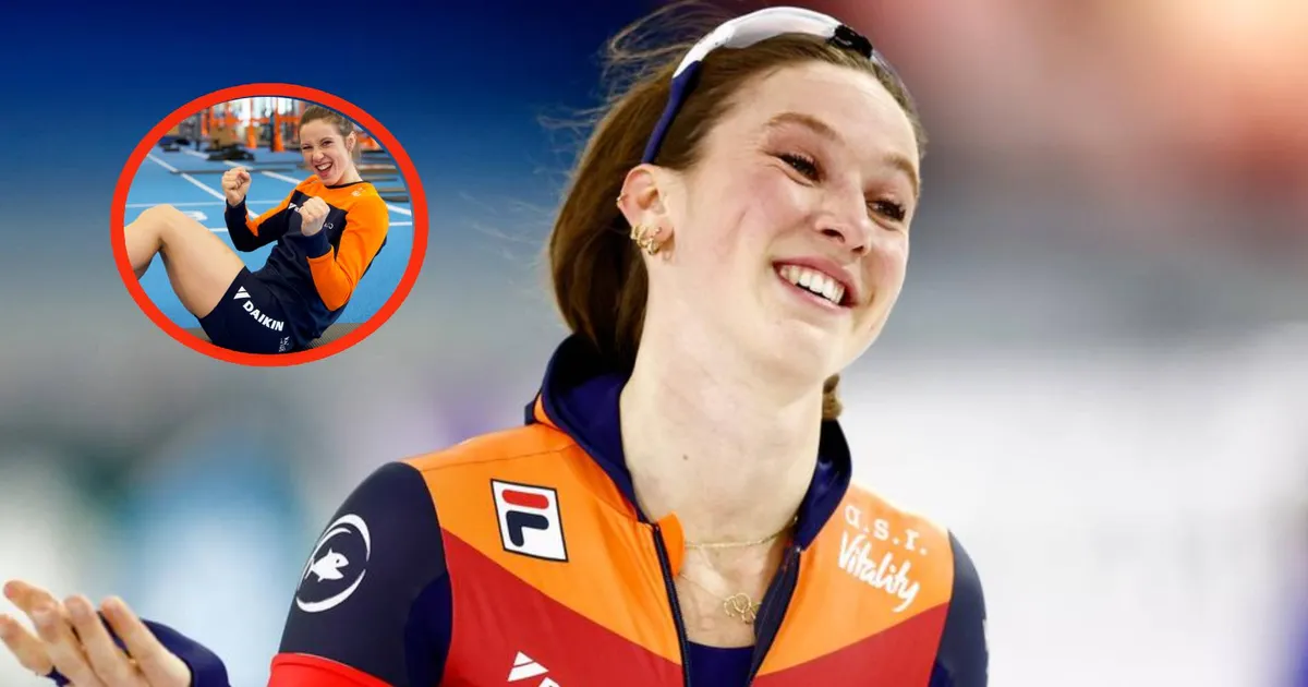 Suzanne Schulting deelt foto van verleidelijke opwarming op Olympische ...