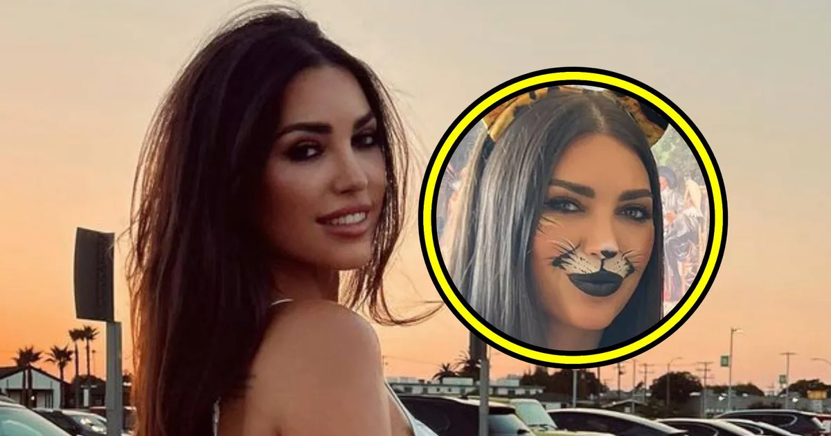 Yolanthe Cabau toont haar geweldige figuurtje als pittig poesje tijdens ...