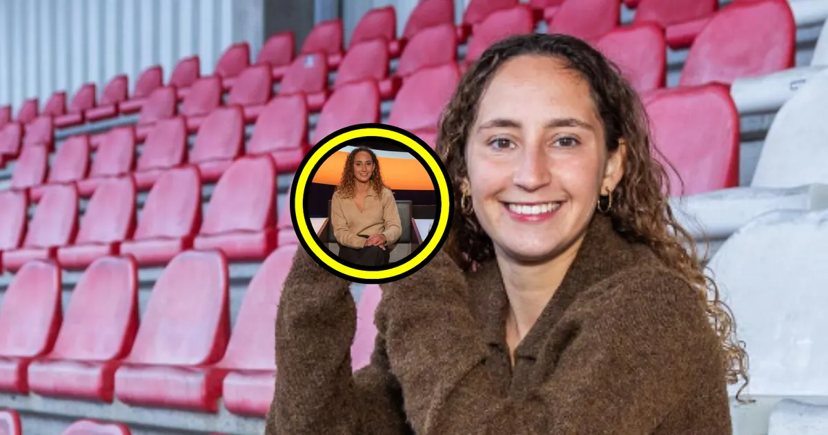 Knappe voetbalster Soraya Verhoeve (26) laat zien dat ze ook zonder ...