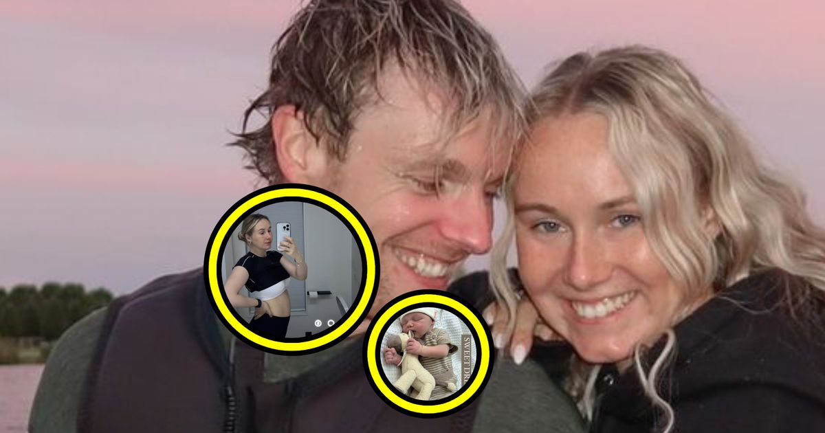 Pasgeboren baby Myron Koops en Enzo Knol zet onbedoeld eerste stapjes ...