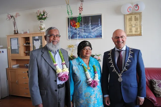 Echtpaar Faujdar-Rahmoe 60 jaar getrouwd