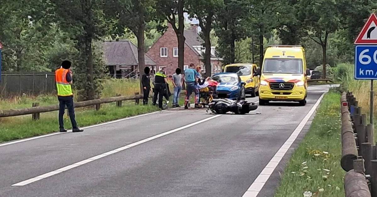 Motorrijder gewond bij eenzijdig ongeval in Sint-Oedenrode
