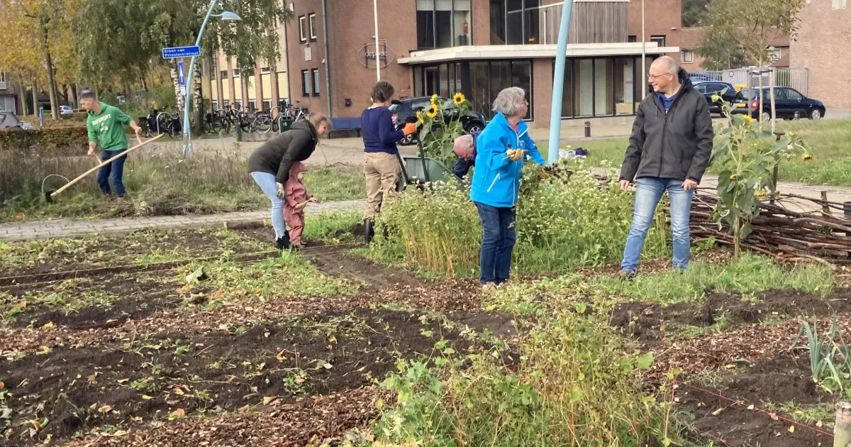 Groentetuin in Haveltermade om samen voor te zorgen