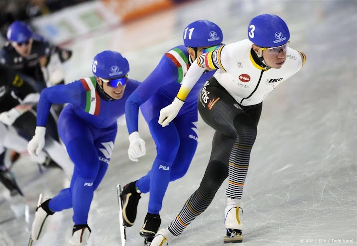 Schaatser Hoolwerf vijfde op massastart, titel weer naar Swings