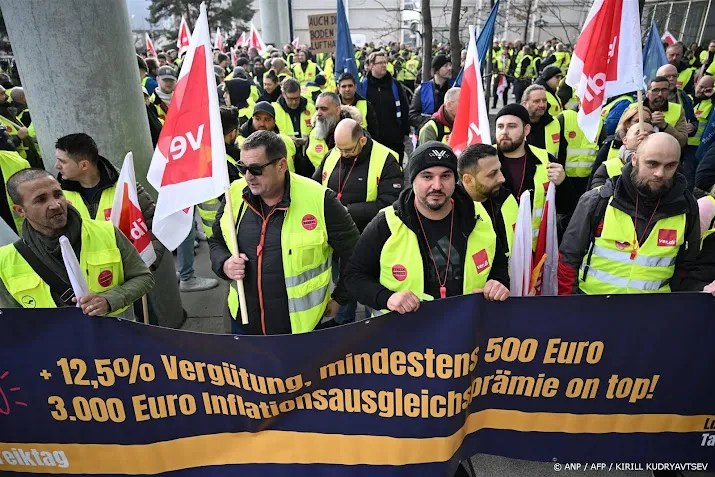 Vakbond roept op tot nieuwe stakingen op Duitse luchthavens