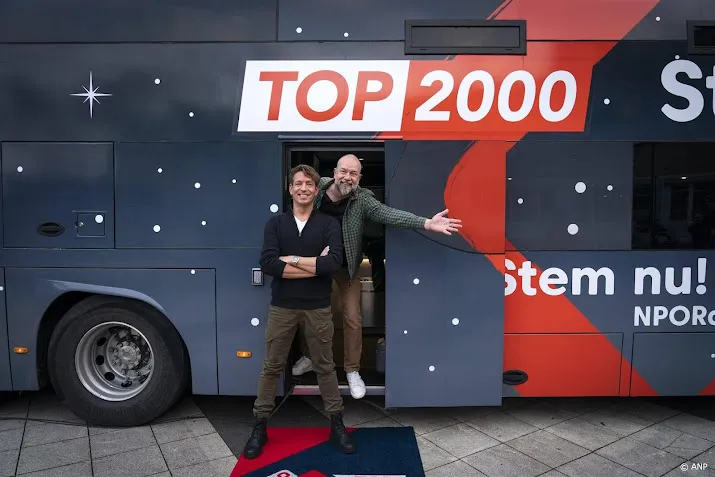Jan-Willem Roodbeen start stemweek Top 2000: feest kan beginnen