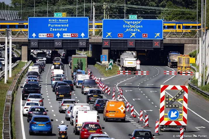 Wegwerkzaamheden A1 bij Amsterdam dag eerder klaar