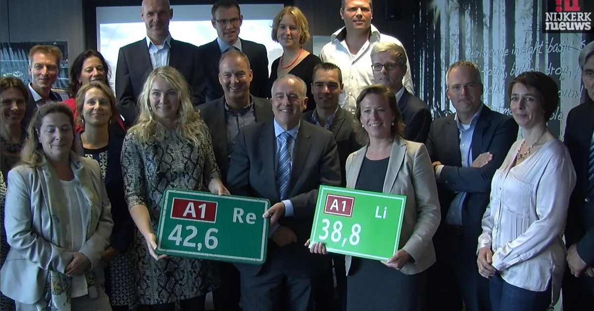 VIDEO: Minister Schultz opent extra rijstrook A1