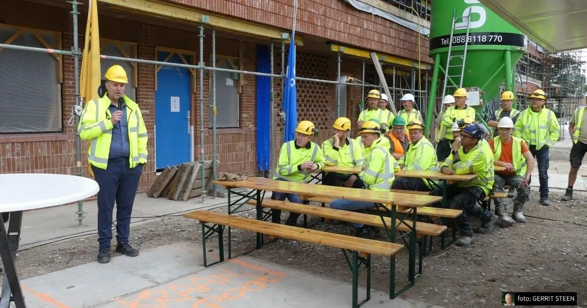 Hoogste punt bouwproject Beverdam bereikt