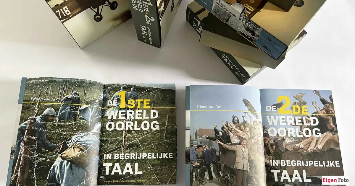 Nijkerker Erlend van Ark schreef 'De Tweede Wereldoorlog in begrijpelijke taal'. (video)