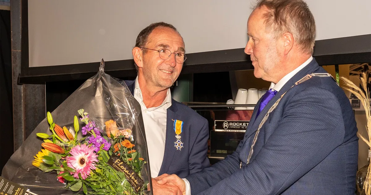Nijkerker Arie Jongejan benoemd tot Ridder in de Orde van Oranje Nassau