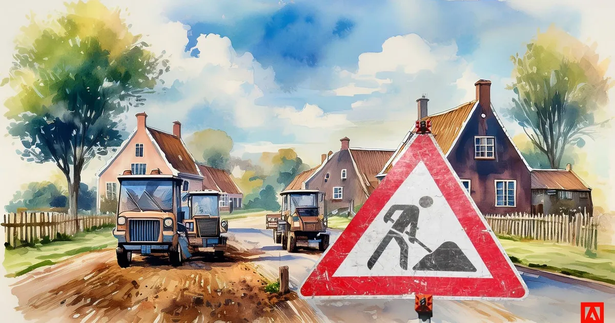 Overzicht van de wegwerkzaamheden