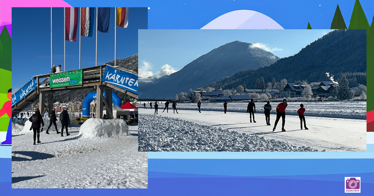 Schaats & Skeelerclub Nijkerk (SSVN) op de Weissensee