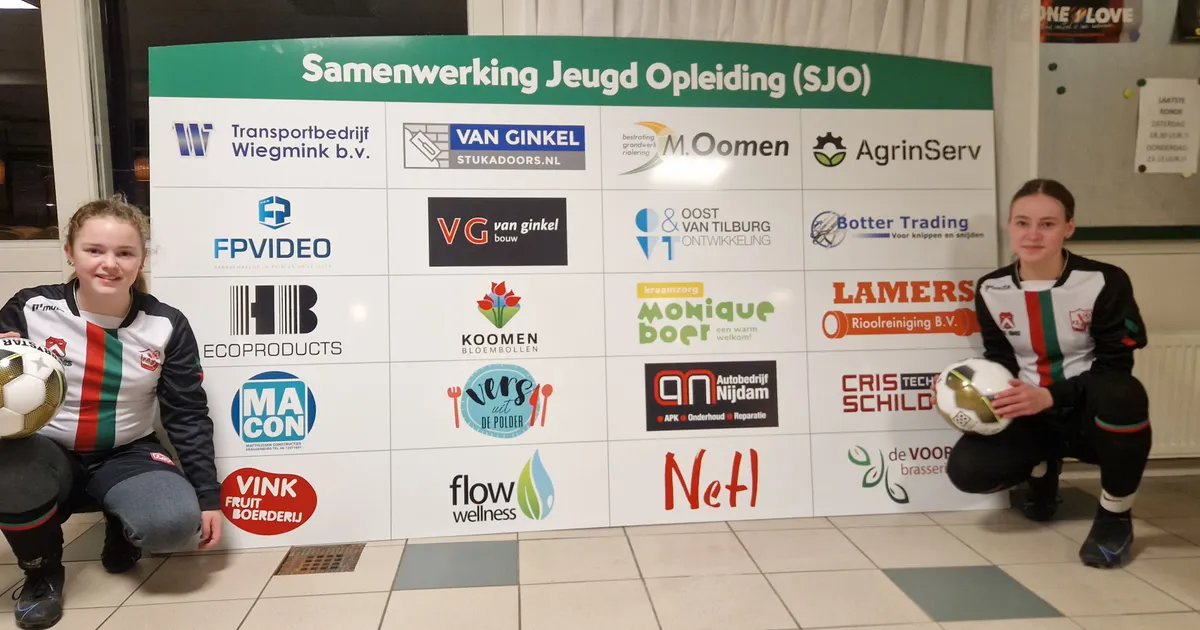 Nieuwe tenues voor voetbaljeugd SJO Ens/Kraggenburg