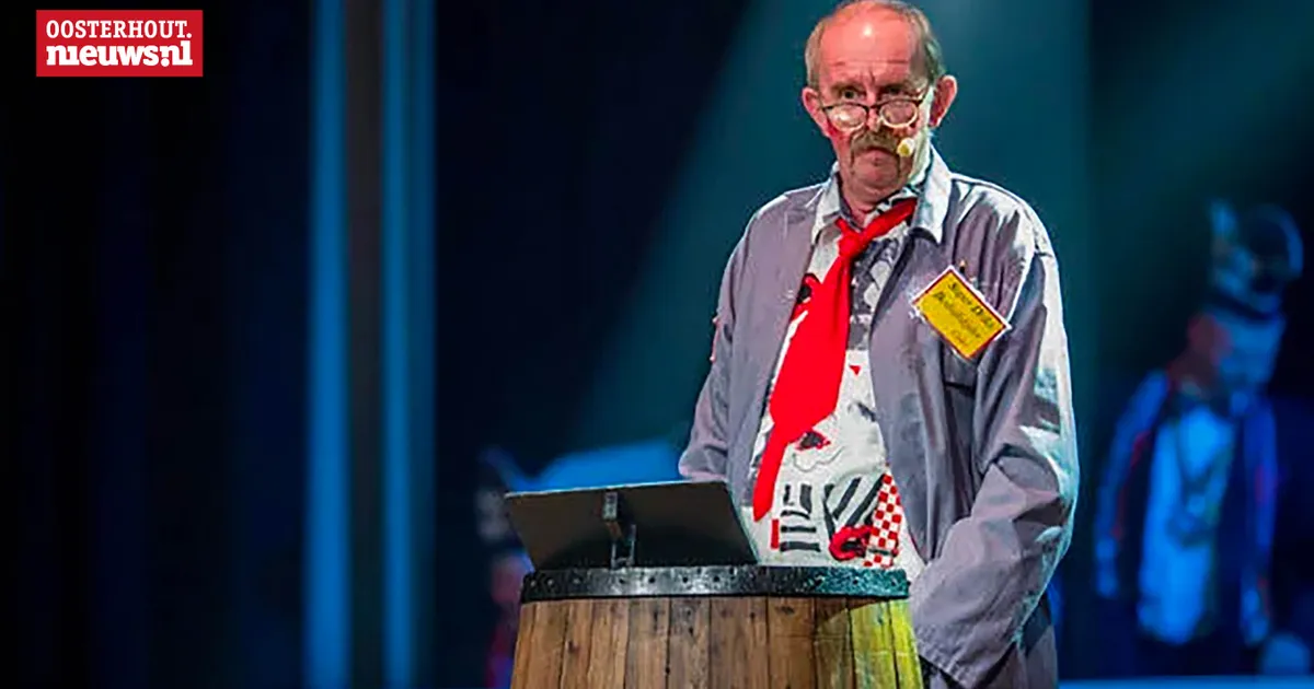 Tonpraoter Frans Bevers op het Kaaiendonks CarnavalSpektakel