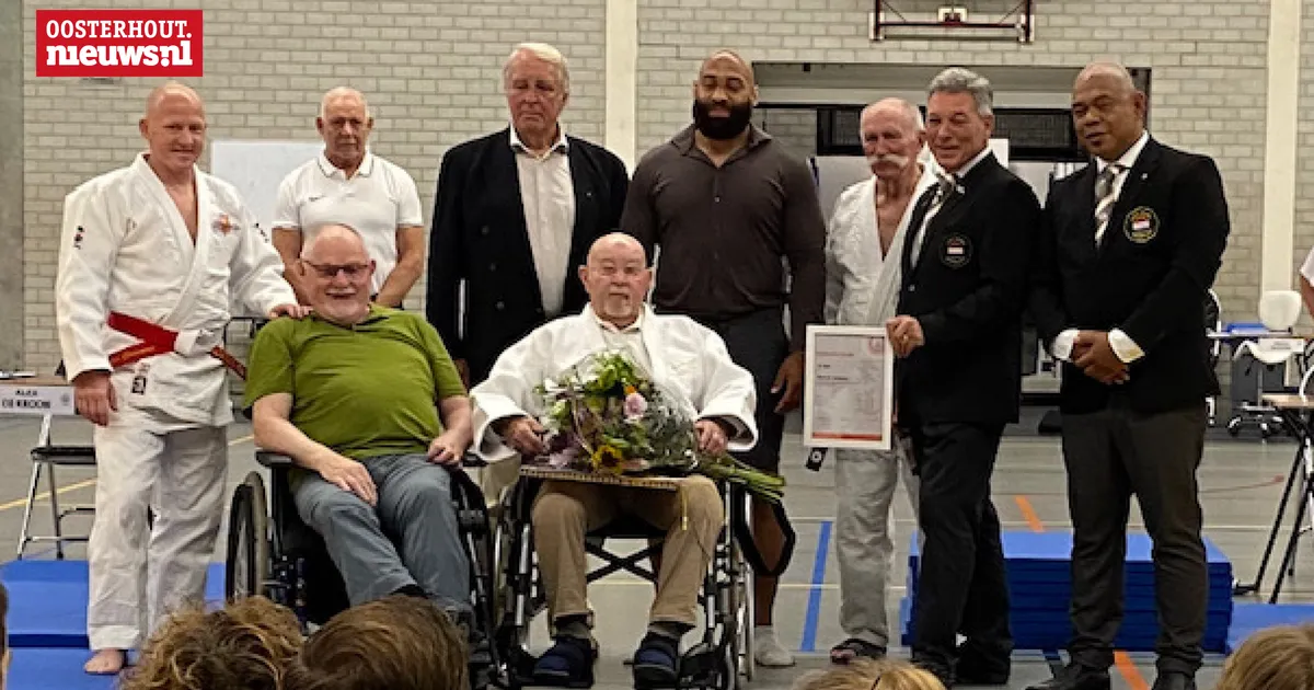 Promotie voor 91-jarige judosensei Wim Cobben