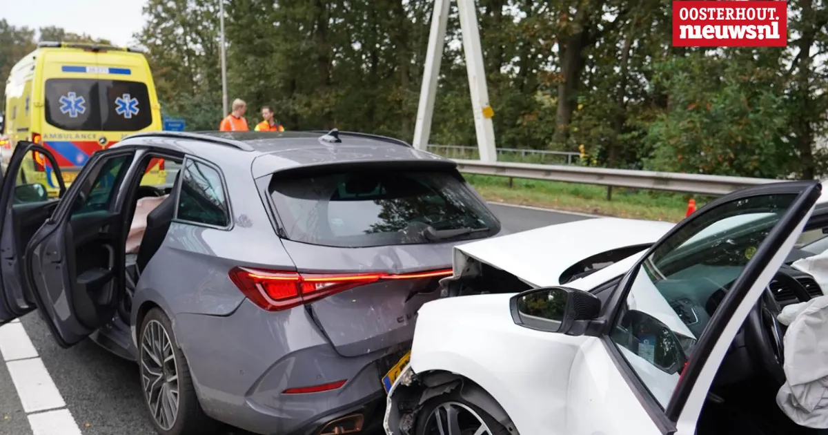 Drie gewonden bij ongeval Rijksweg A27