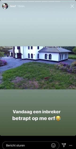Boef betrapt inbreker bij zijn huis (FOTO)