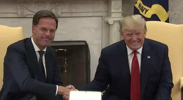 Donald Trump: "Mark Rutte en ik zijn matties geworden..."