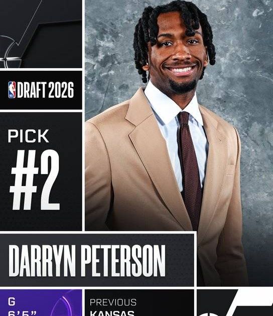 Draft 2026: pick #2 Darryn Peterson