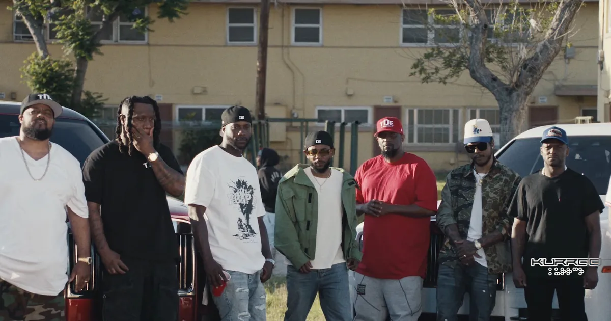 Kendrick Lamar geeft voorproefje van Not Like Us video met o.a. een OVO ...