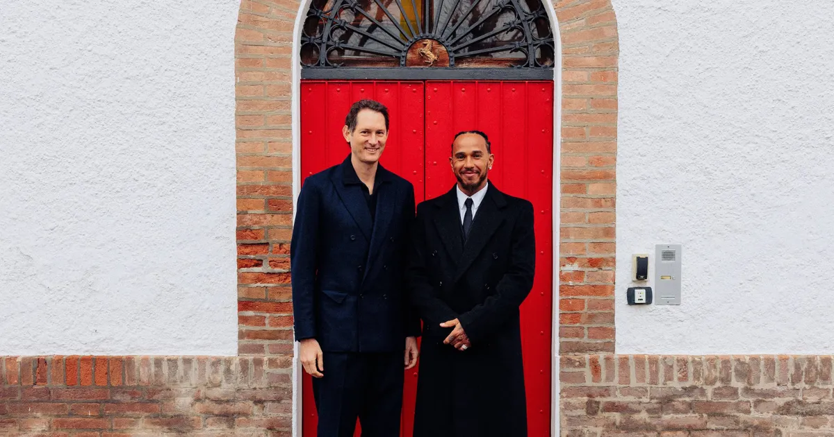 Hamilton Shares Message With His Fans After First Day At Ferrari