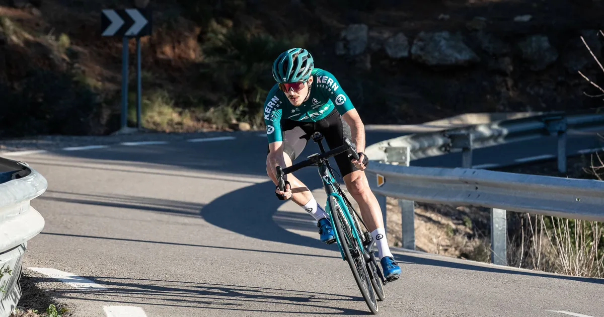 Urko Berrade, nach dem dritten Sieg von Kern Pharma bei der Vuelta a ...