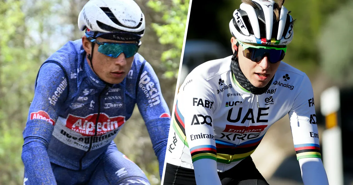 Jasper Philipsen möchte bei Paris-Roubaix gegen Tadej Pogacar antreten ...