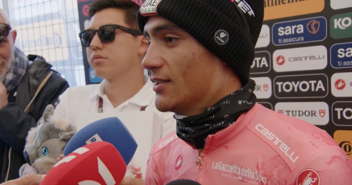 "Ich kann nicht glauben, dass ich das Maglia Rosa trage" – Isaac del ...