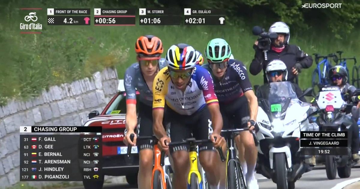 Egan Bernal über Thymen Arensman beim Giro: „Er verdient es, auf dem ...