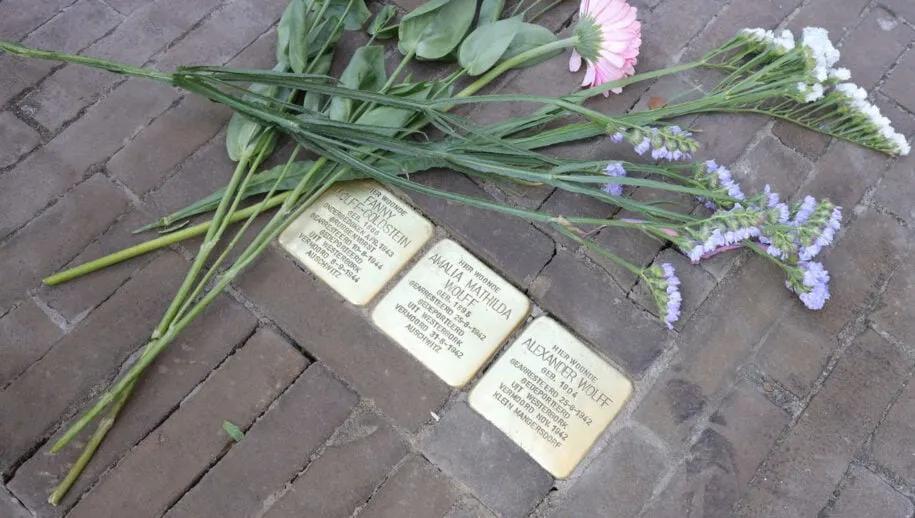 18 Stolpersteine in Venlo - Oost en de binnenstad
