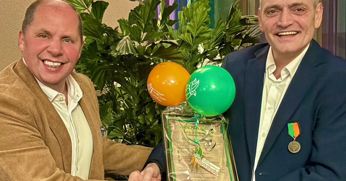 Marcel Driessen benoemd tot lid in de Orde van 't Blierikse Hert