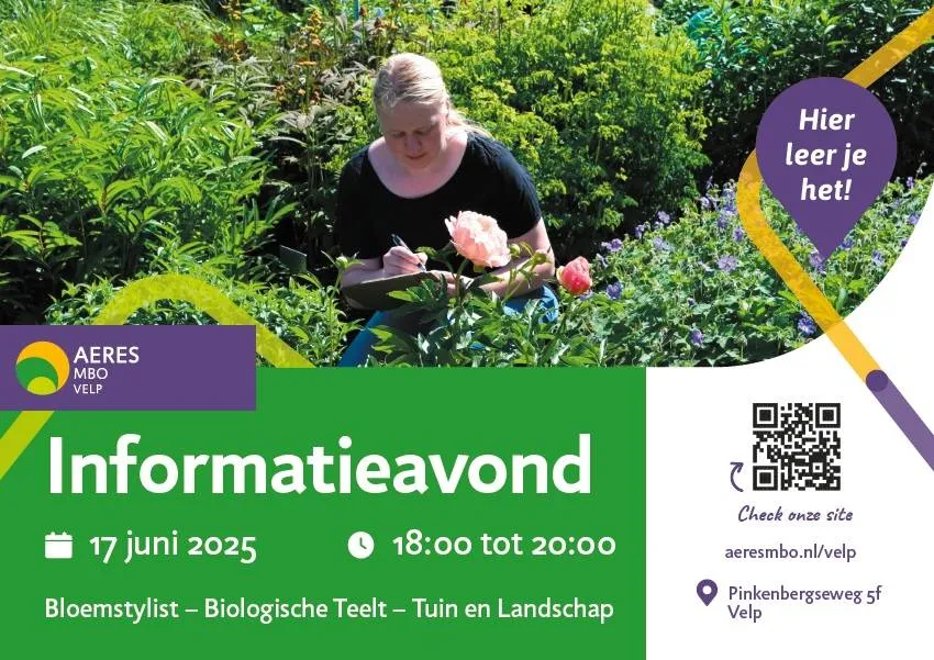 Twijfel je nog over een mbo-opleiding? Bezoek de informatieavond over de groene opleidingen van ...