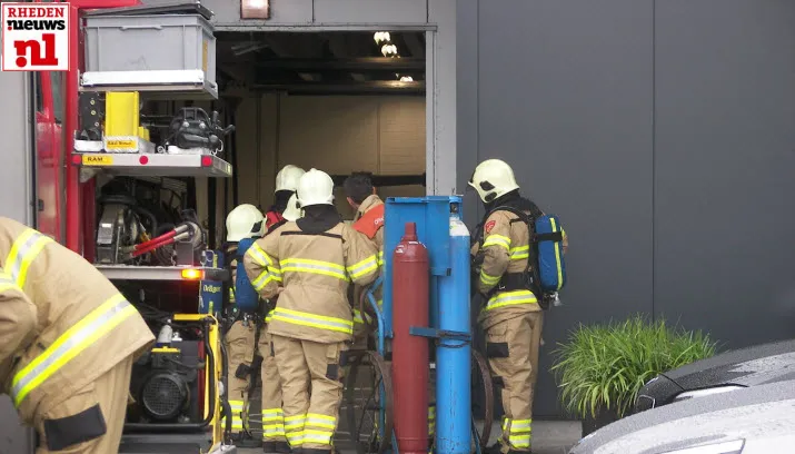 Acetyleen gasfles omgevallen en leeg gelopen bij Ekris op de Beemd te Velp