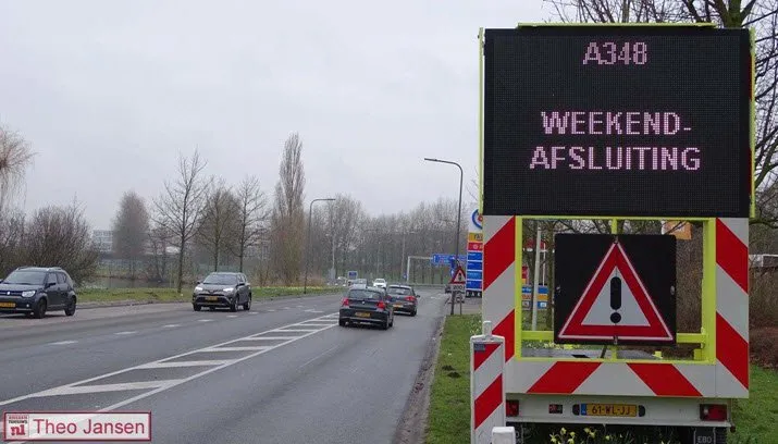 A348 afgesloten vanuit Velp richting Dieren