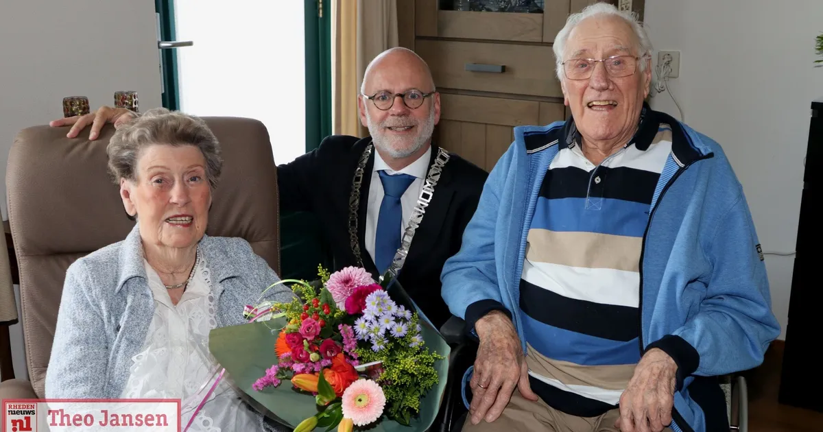 Echtpaar Boerman-Bosman 65 jaar getrouwd