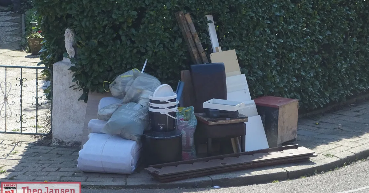 Één keer per jaar gratis grofvuil laten ophalen in Rheden