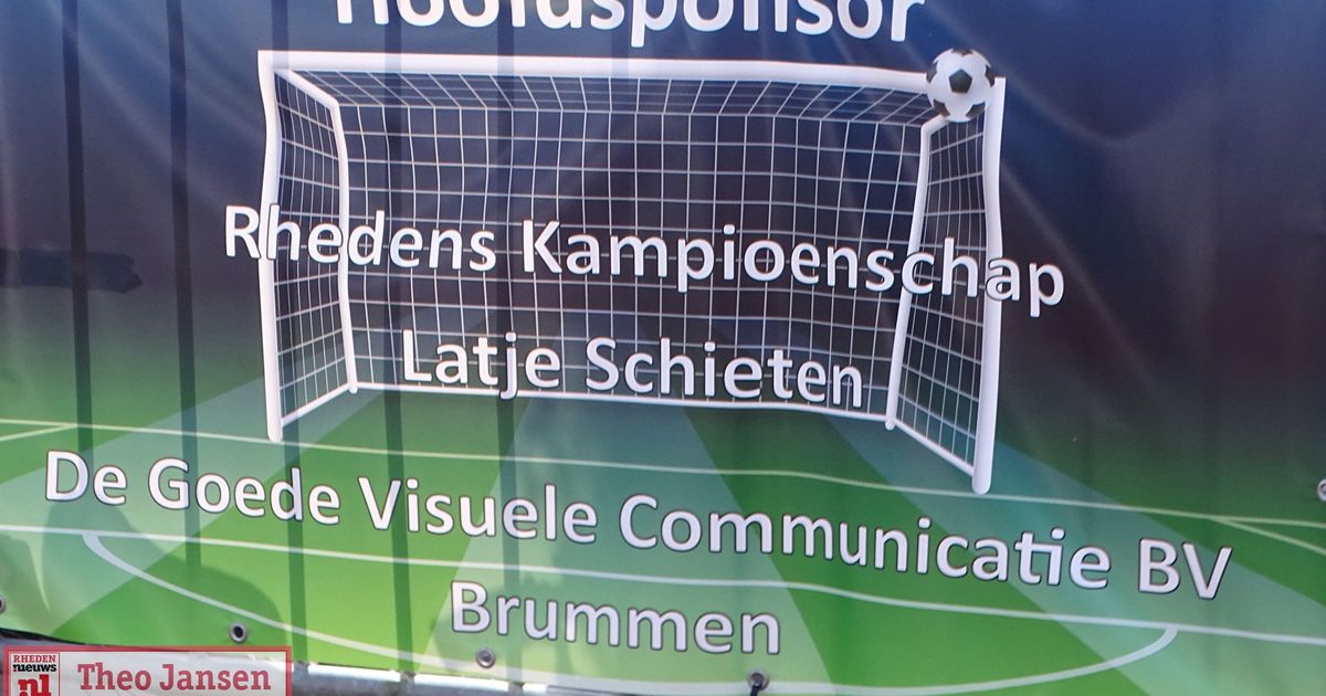 Door Rhejus Kampioenschap Latje Schieten gaat ruim €5248 naar het KWF ...