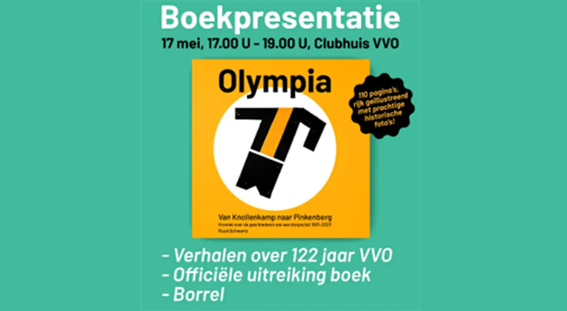 De rijke geschiedenis van Voetbalclub VVO vastgelegd in een Jubileumboek