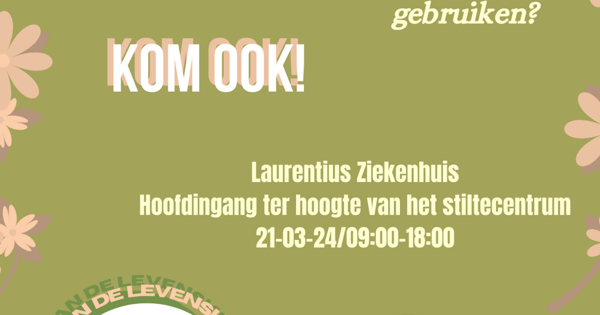 Laurentius Ziekenhuis en leerlingen Wings Agora organiseren de Dag van ...