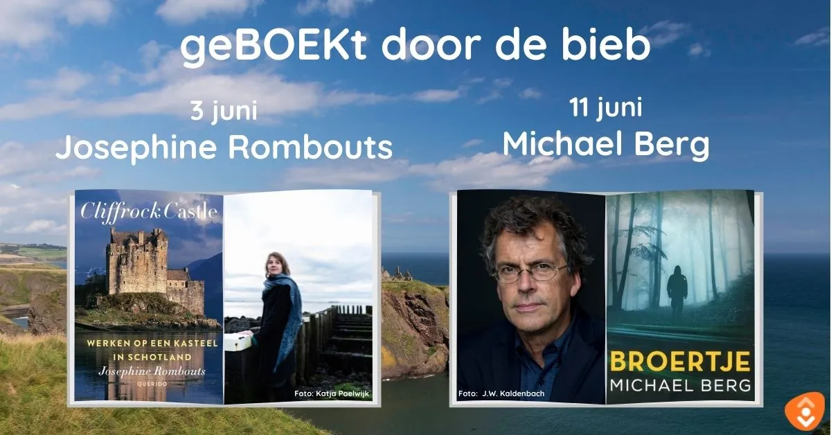 Bibliorura - geBOEKt DOOR DE BIEB: JOSEPHINE ROMBOUTS EN MICHAEL BERG