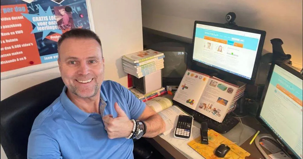 Docent wiskunde maakt 20.000 video’s, ook handig voor je her-examen!