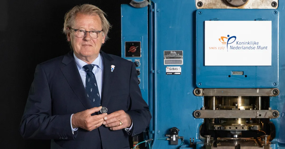 Eerste Slag herdenkingsmunt '75 jaar vrijheid Vijfje'