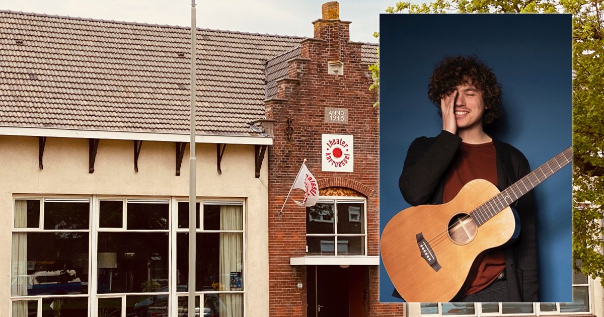 Singer-songwriter Cornelius Leonardus in Theater Karroessel